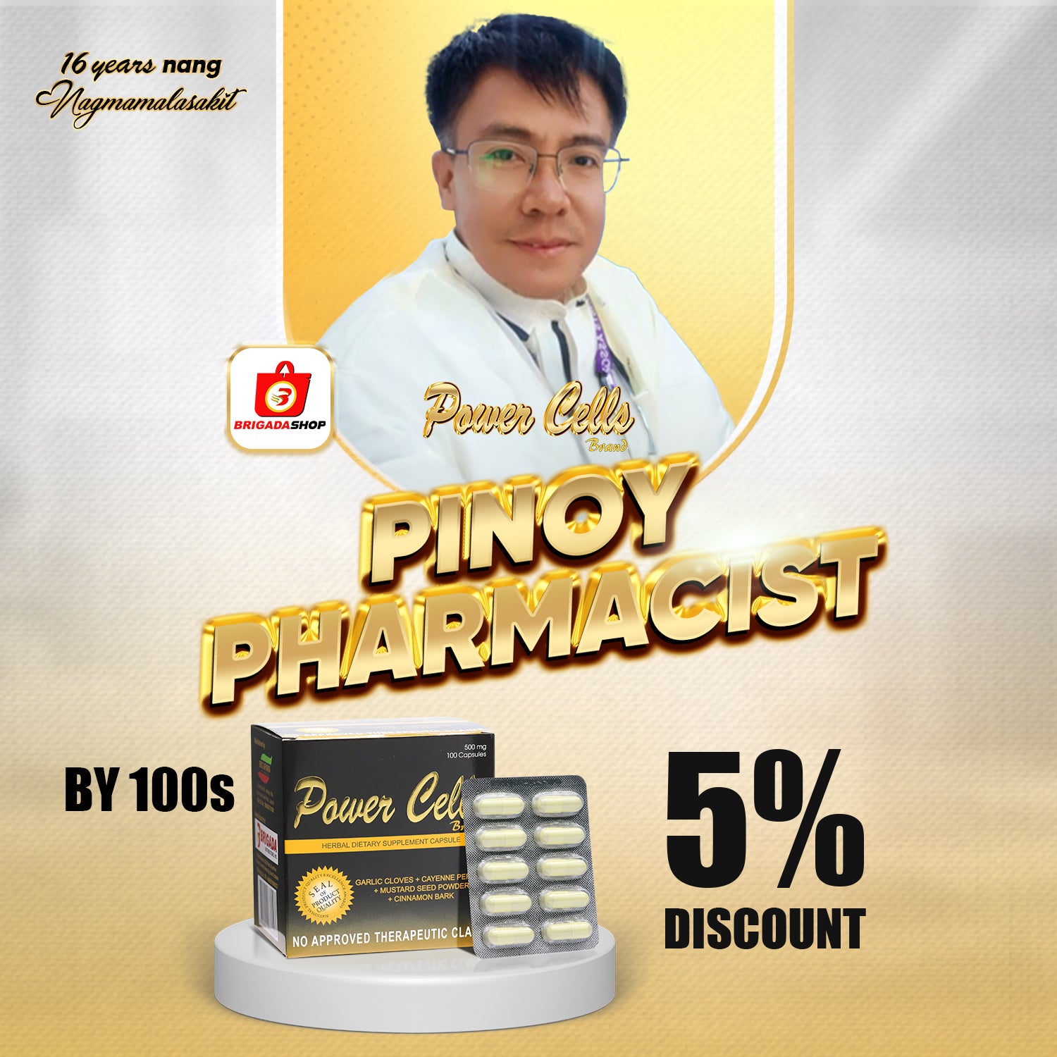 Power Cells Herbal Capsule (Pinoy Pharmacist 5% Discount) – Brigada ...